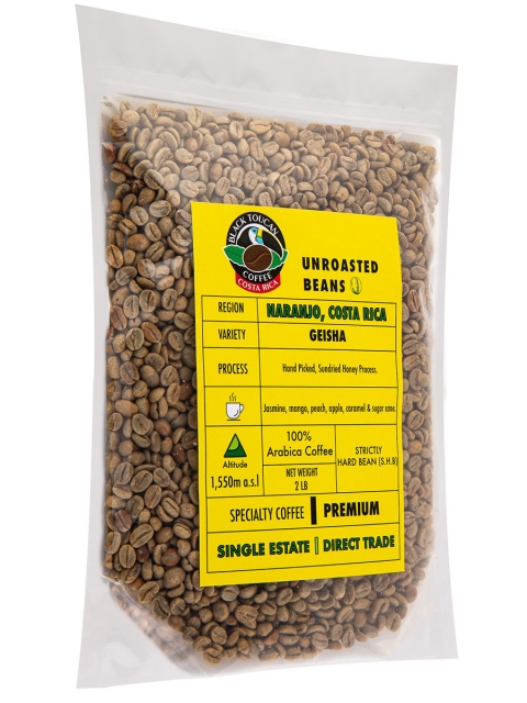 Green Costa Rican GEISHA Coffee Beans Single Estate – 2 lb Bag ...